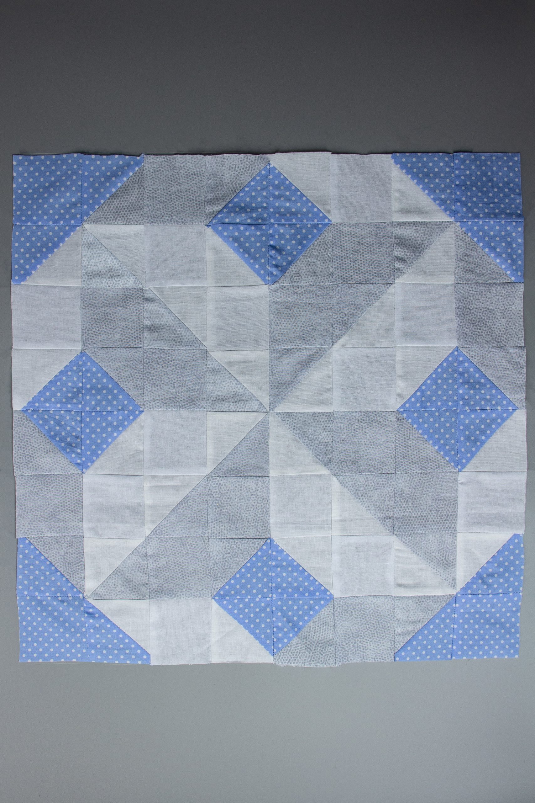 First Snowfall Patchwork Quilt Block - We Like Quilting
