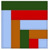 Mountain Lodge Log Cabin Quilted Coasters - We Like Quilting