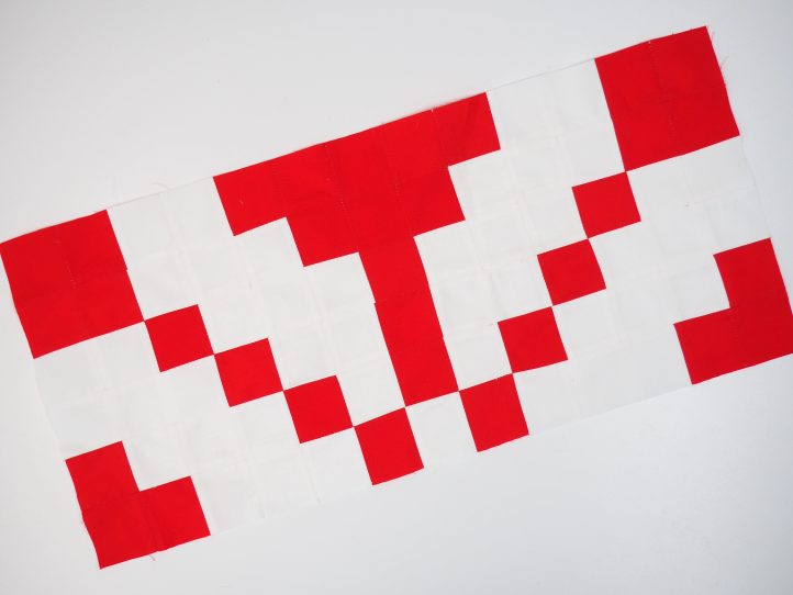 Scandinavian Snowflakes Oversized Quilt Block - We Like Quilting