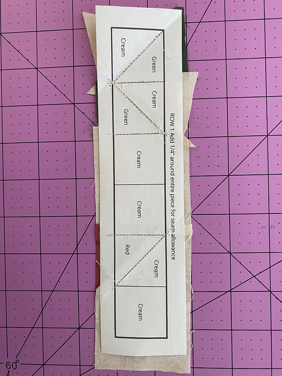 Northern Cardinal Paper Pieced Quilt Block - We Like Quilting