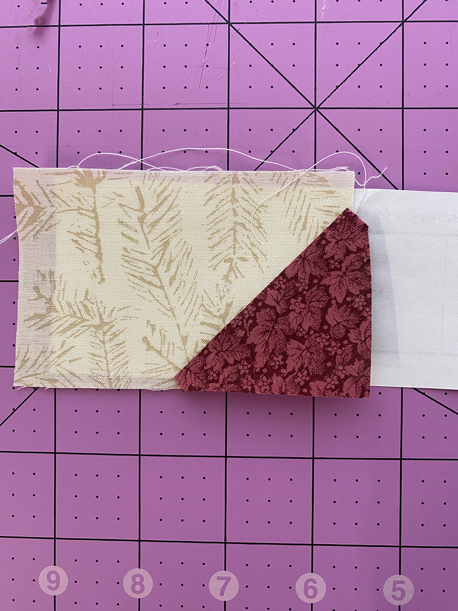 Northern Cardinal Paper Pieced Quilt Block - We Like Quilting