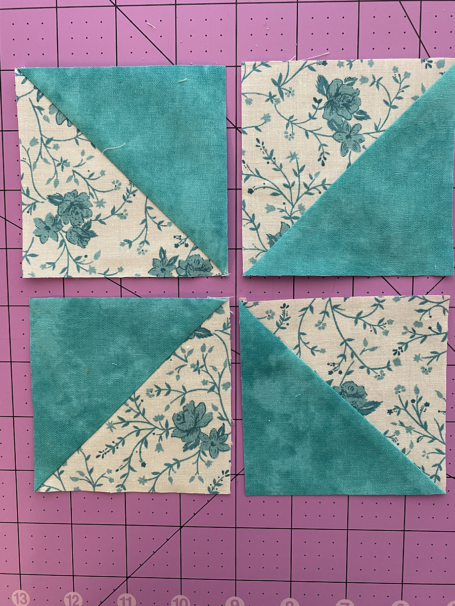 Walking on Air Pinwheel Quilt Block - We Like Quilting