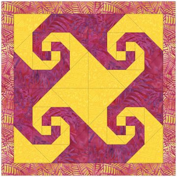 Snail Trail Quilt Block Pattern - We Like Quilting