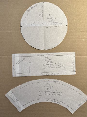 Chelsea Quilted Bucket Hat Pattern - We Like Quilting