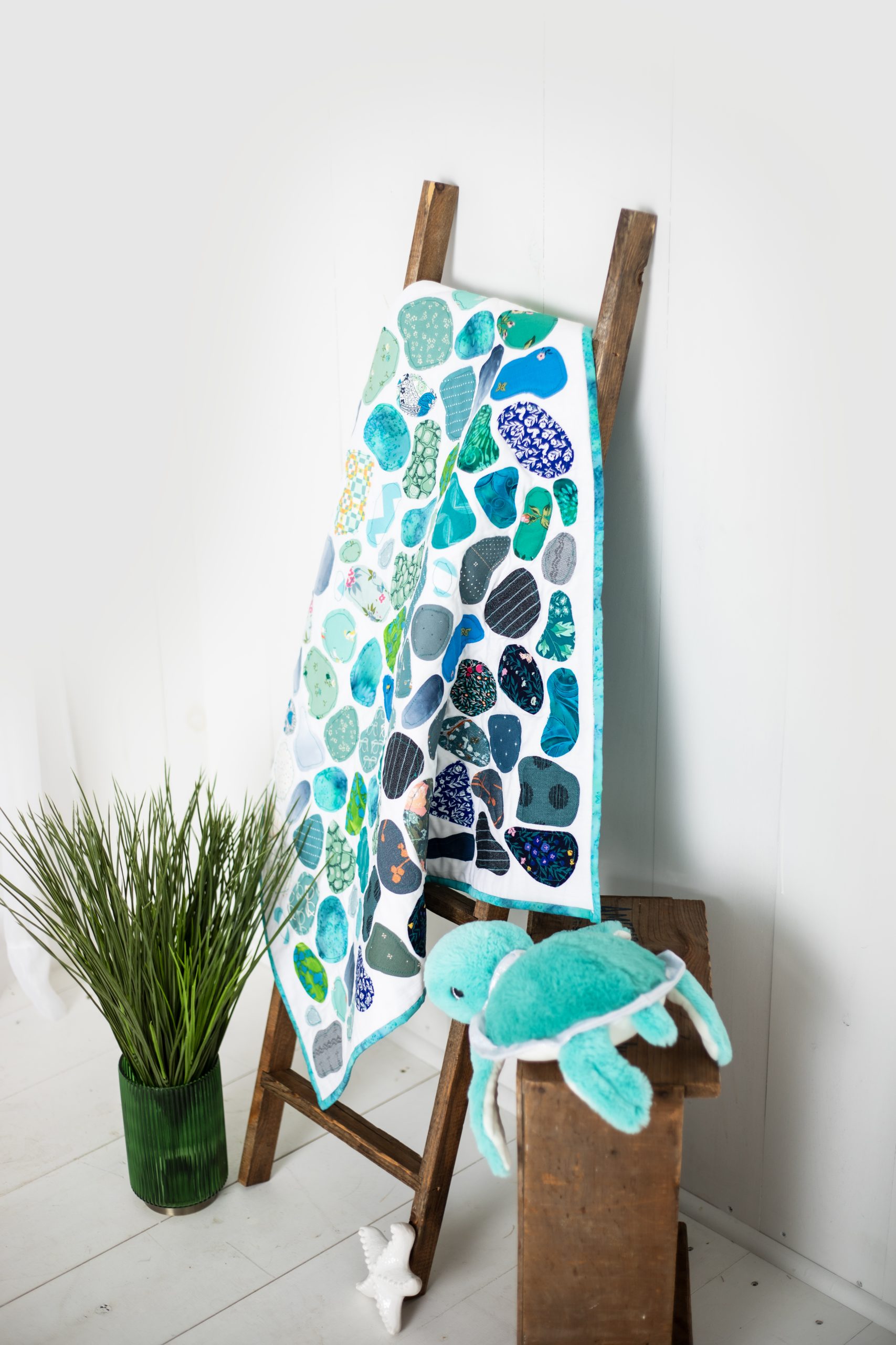 Sea Glass Baby Quilt Pattern - We Like Quilting