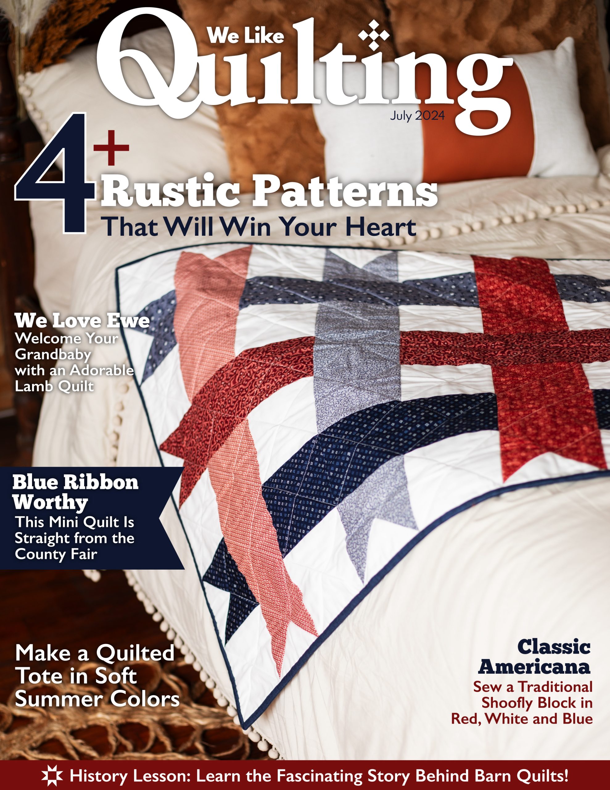 All-American Rustic Patterns - We Like Quilting