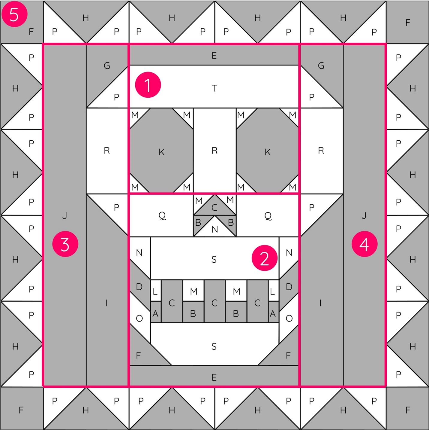 No Bones About It Skull Mini Quilt Pattern - We Like Quilting